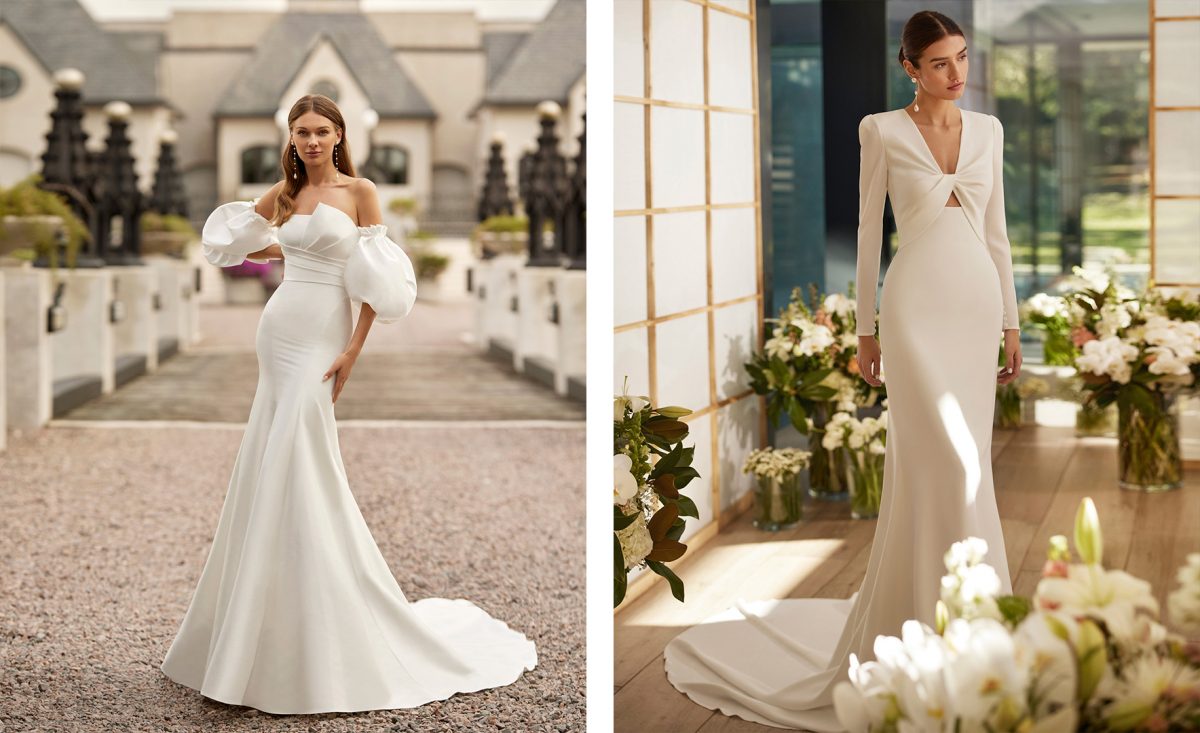 A Guide to Wedding Dress Silhouettes – Philippe & co